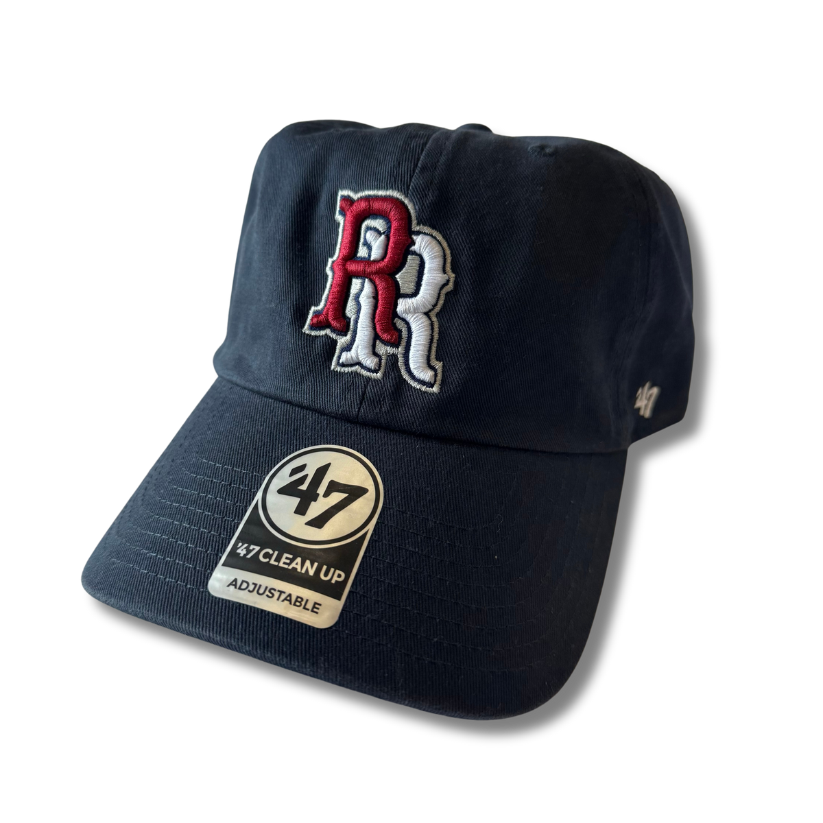 Round Rock Express 47 Brand Navy RR Clean up